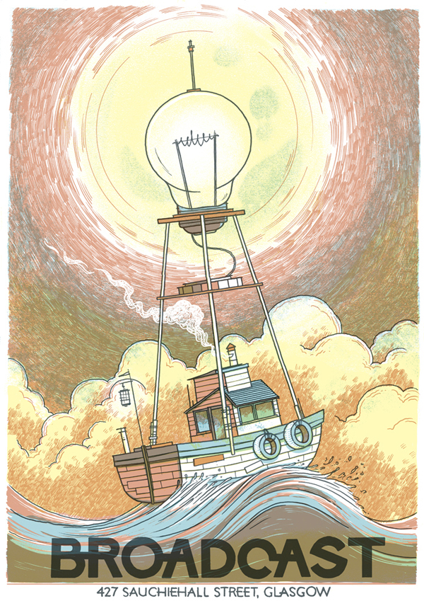 BROADCAST Poster - lukedrozd.com